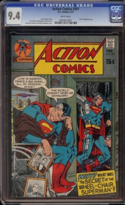 Action Comics # 397 CGC 9.4 White (DC, 1971) Murphy Anderson cover | eBay