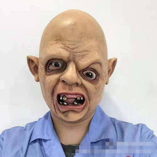 Halloween Masquerade Latex Scary Creepy Monster Mask Prank Party ...
