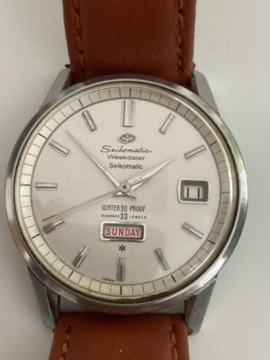 Rare Dial Seikomatic Weekdater 33J Vintage | eBay