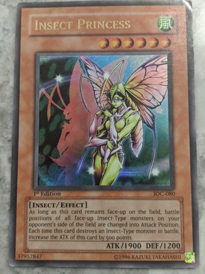 2004 Yugioh Insect Princess 1st Edition IOC-080 Ultra Rare Card LP | eBay