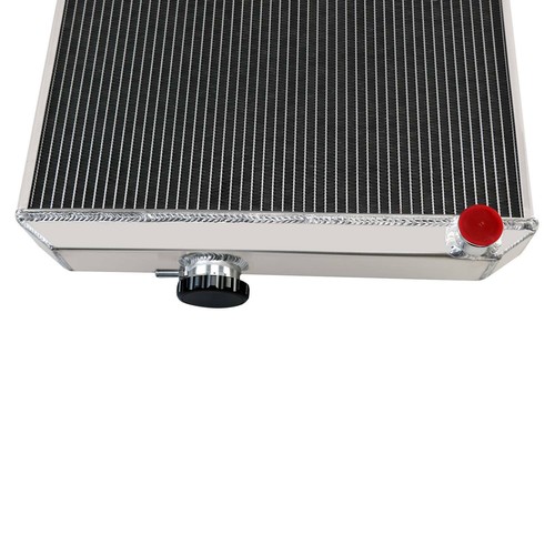 Aluminium Radiator 3 Core Fit Land Rover Series 2A And 3 Manual+CNC Cap ...