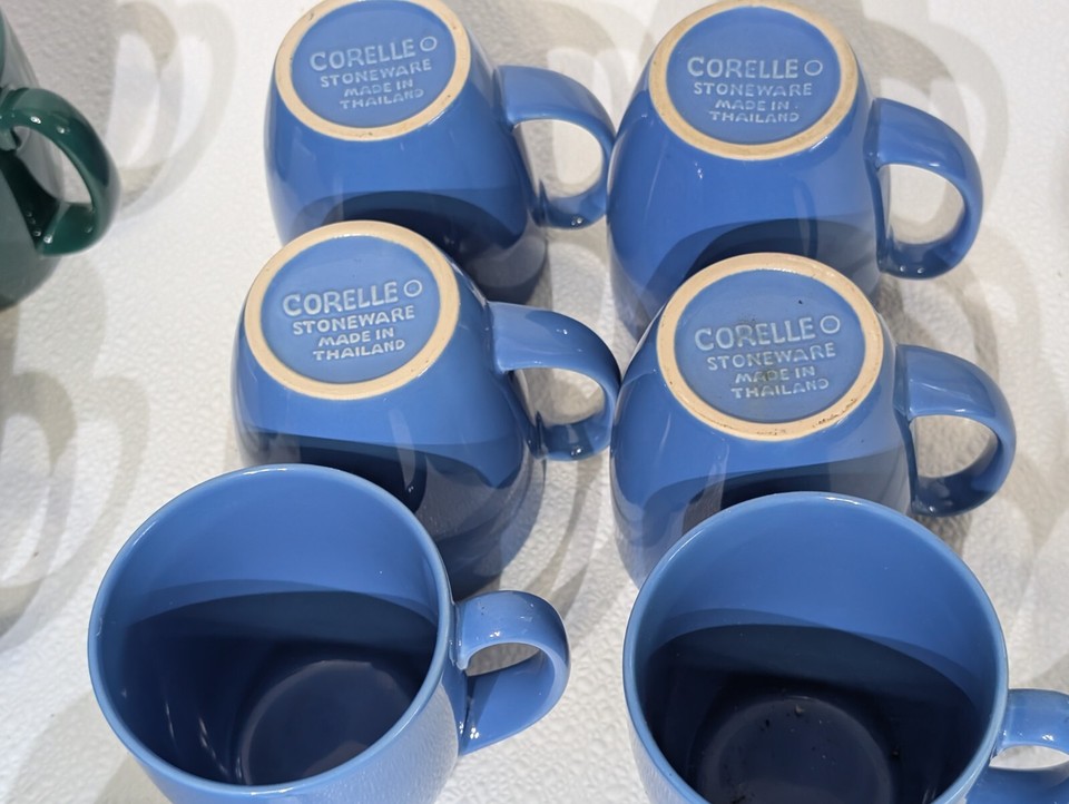 Corelle STONEWARE coffee mug TAKE YOUR CHOICE!! Made in Thailand | eBay
