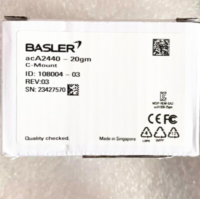 1PC New BASLER acA2440-20gm acA244020gm Industrial Camera Expeidted ...