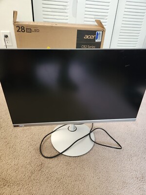 Acer CB282K smiiprx 28" IPS LED Monitor - Black/Silver 841631149450| eBay