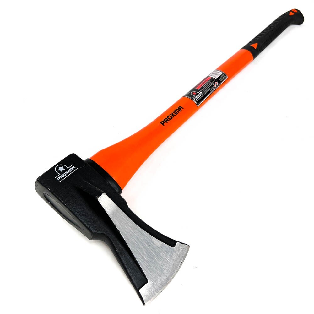 Proxima 4.5 lbs Wood Log Splitter Axe with 33 in Anti-Slip Handle ...
