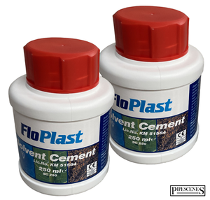 Pack of 2 - Floplast Solvent Cement PVC Plumbers Waste Pipe Weld Glue ...