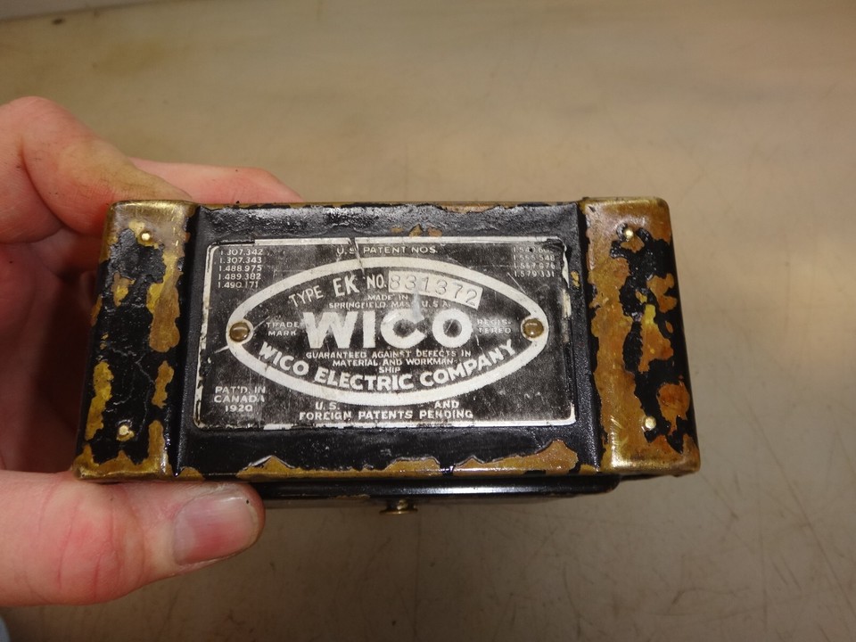 WICO EK MAGNETO Ser # 831372 for a Old Hit & Miss Old Gas Engine ...