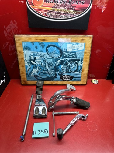 Harley Dyna Mid Control Fits 1991 - 2017 Chrome Foot Peg Mounts Set ...