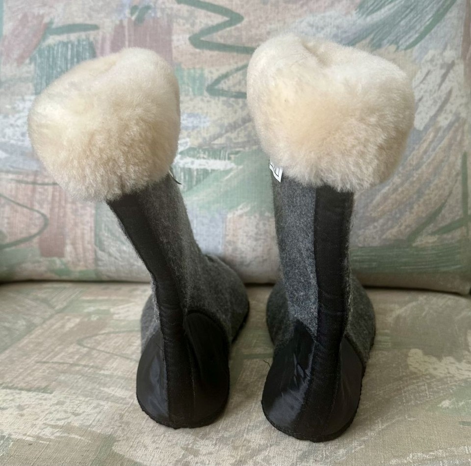 UGG Australia Sheepskin Boot Liners Inserts Men’s 7 Gray Replacement S ...