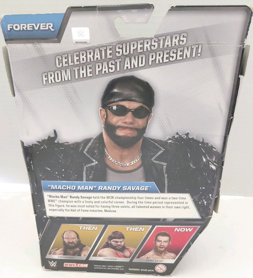 WWE Mattel Elite Macho Man Randy Savage Figure Then Now Forever 2016 | eBay