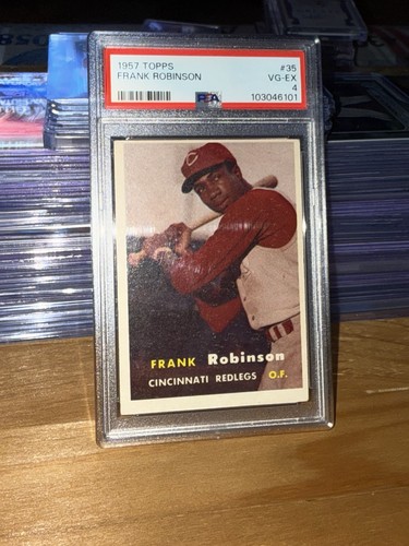 Frank Robinson Rookie 1957 Topps VG-EX 4! 🔥 🤯 | eBay