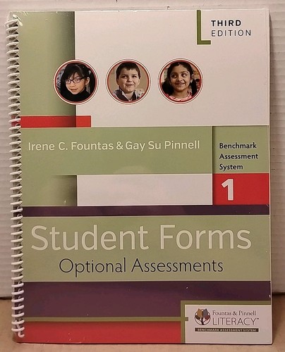 Fountas & Pinnell Benchmark Assessment System 1 Student Forms 3rd ...