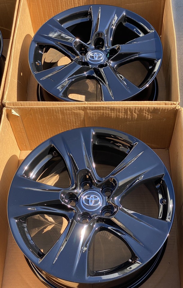 17" Toyota RAV4 Factory Wheels 2019-2025 Gloss Black OEM Rims 75240 | eBay