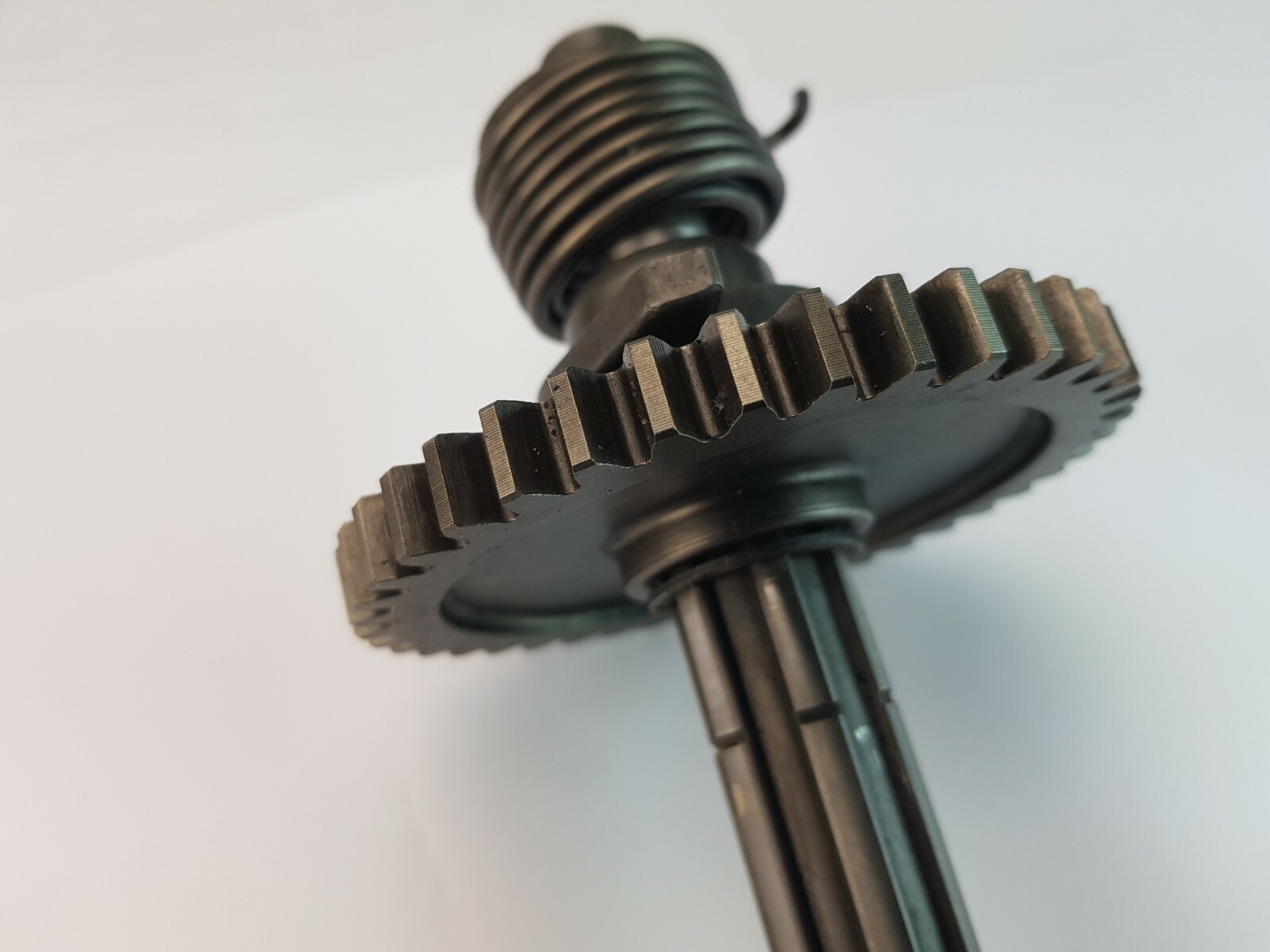 SUZUKI DR 650 DR650 1990 KICKSTARTER MECHANISM SHAFT GEAR SPRING ...