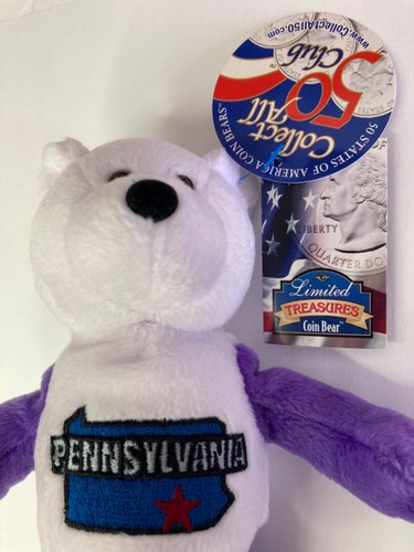 Limited Treasures Pennsylvania 2nd State Quarter Coin Bear 684894348013 ...