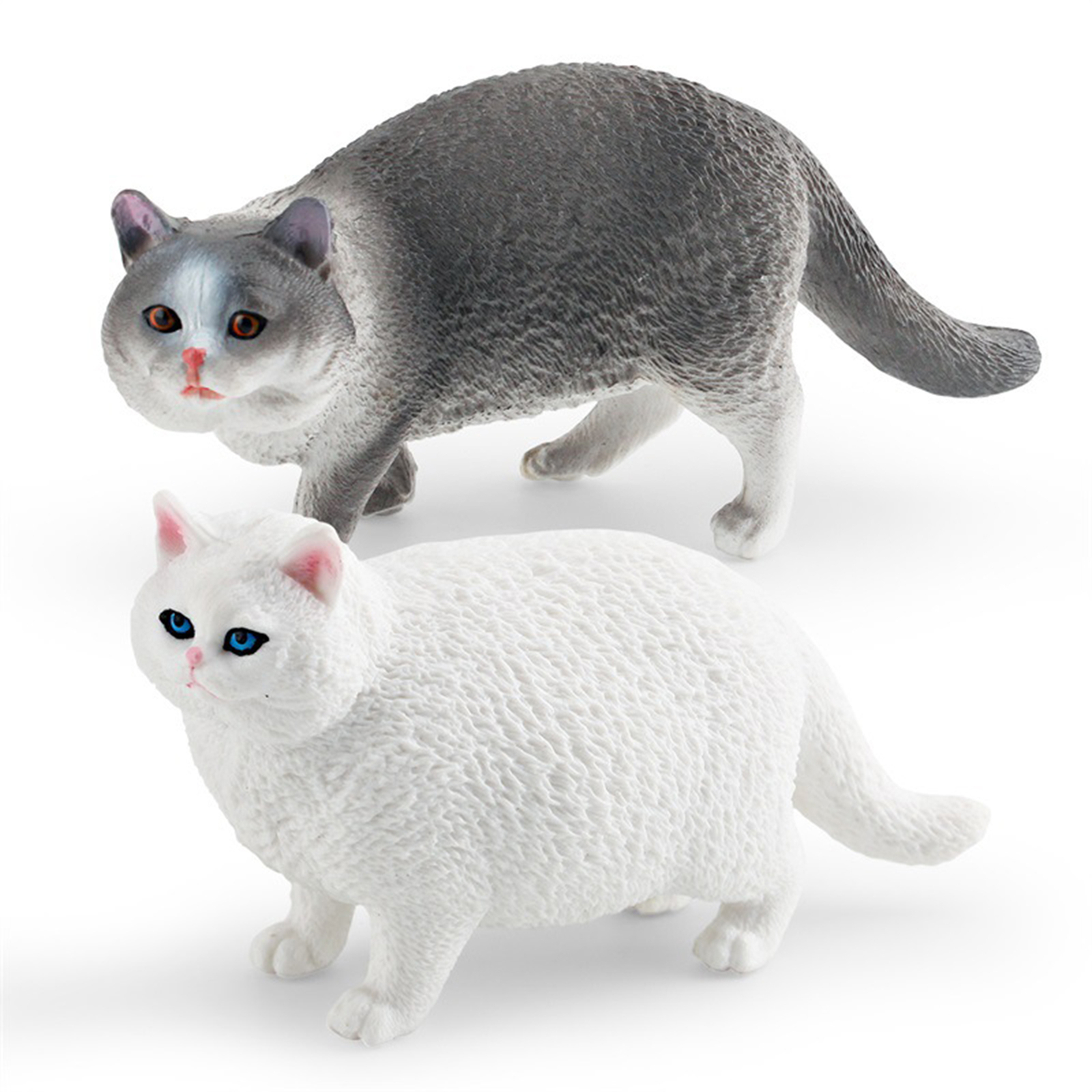 Educational Model Toys Cute Gifts for Kids Realistic Miniature Cat ...