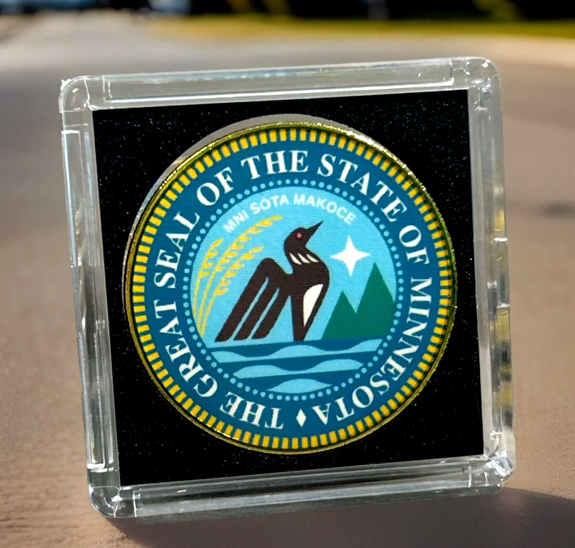 Great State of MINNESOTA 👉NEW STATE SEAL👈 Collectible Challenge Coin W ...