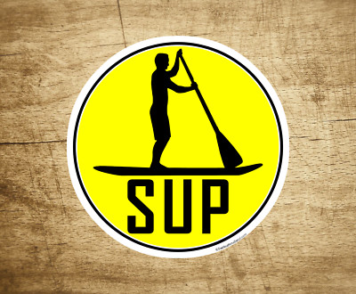 Stand Up Paddle Board SUP Vinyl Sticker Decal 3" x 3" | eBay