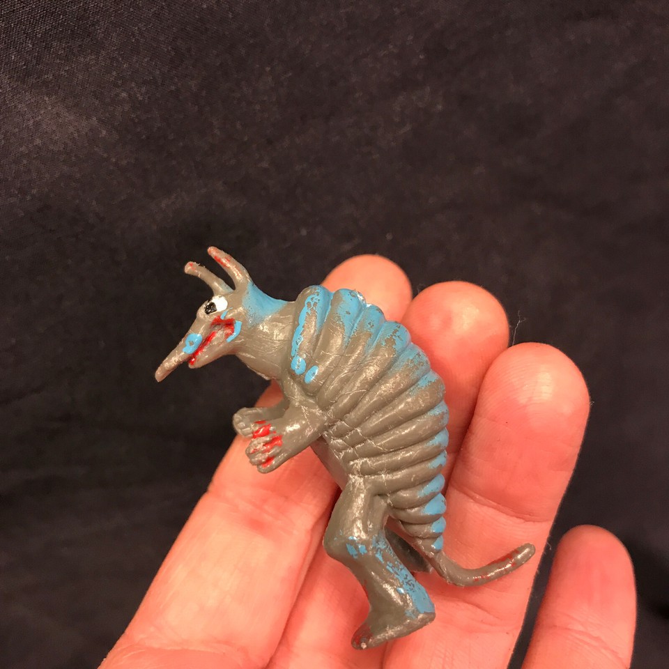 VINTAGE D&D CHINASAUR PATCHISAUR FIGURE LOT rust armadillo lizard ...