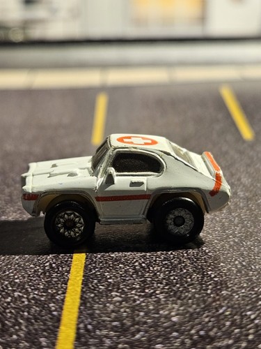 Micro Machines Auto Vehicle 1968 Pontiac GTO Medical Red Cross White ...