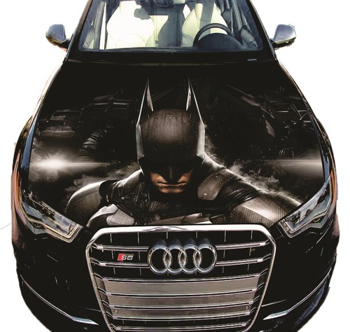 Vinyl Car Hood Wrap Full Color Graphics Decal Batman Dark Knight ...