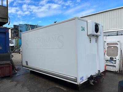 14FT REFRIDGERATED BOX BODY WITH FITTING SERVICE FITS TO TRANSIT ...