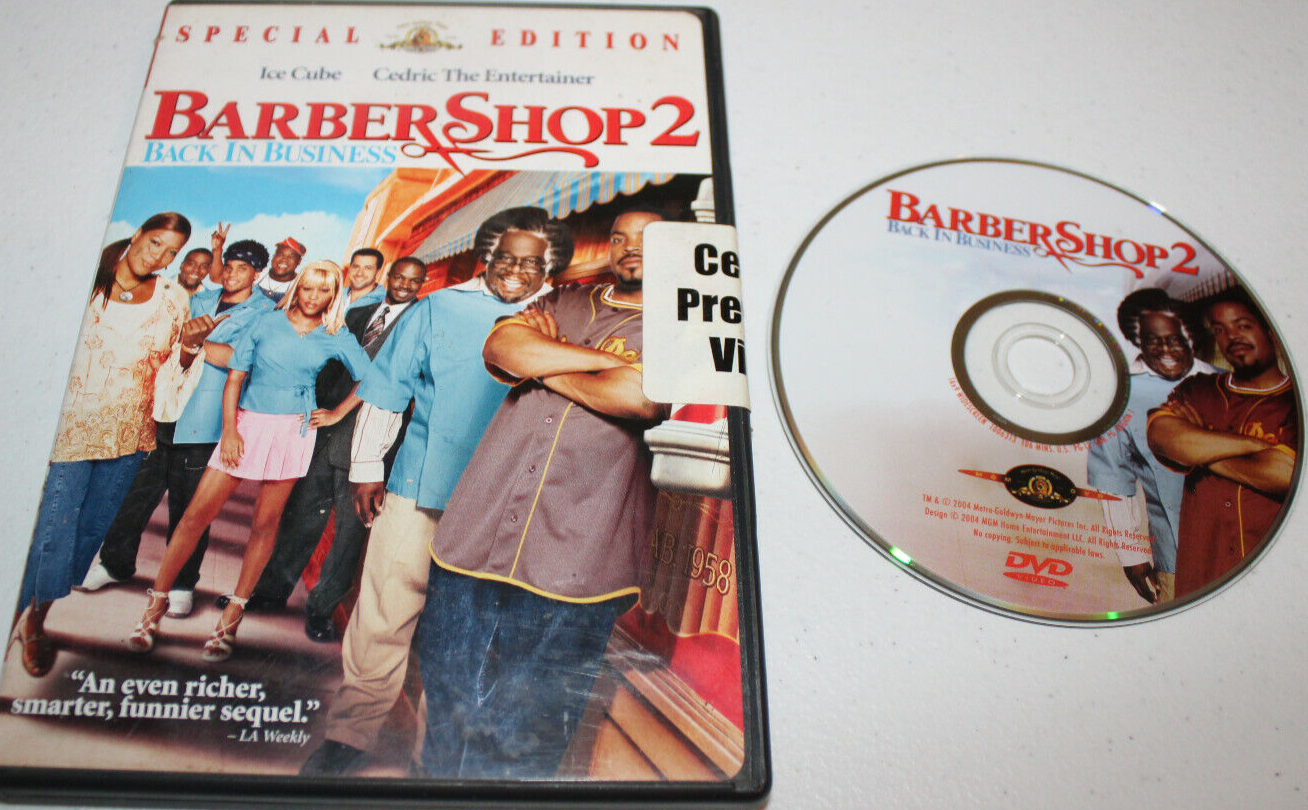 Barbershop 2: Back in Business (DVD 2004, Special Edition) Ice Cube ...