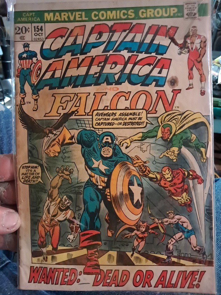 Captain America #154 (Marvel Comics October 1972) | eBay