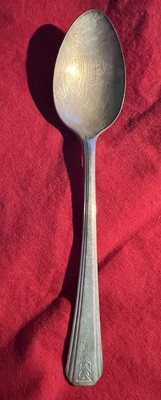 VTG US Navy USN Spoon Oneida Community Par Plate 5 3/4" Long | eBay