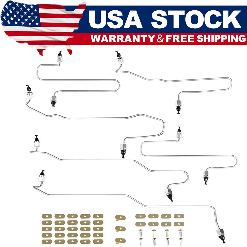 FUEL INJECTION LINES KIT FOR CAT CATERPILLAR 3406B 3406C 3406 980G 980F ...