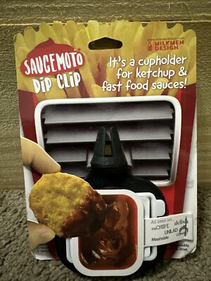 Saucemoto Dip Clip | an In-Car Sauce Holder for Ketchup and Dipping ...