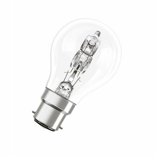 Osram 57W BC Clear Classic A Shape Round Halogen Light Globe 240V Warm ...