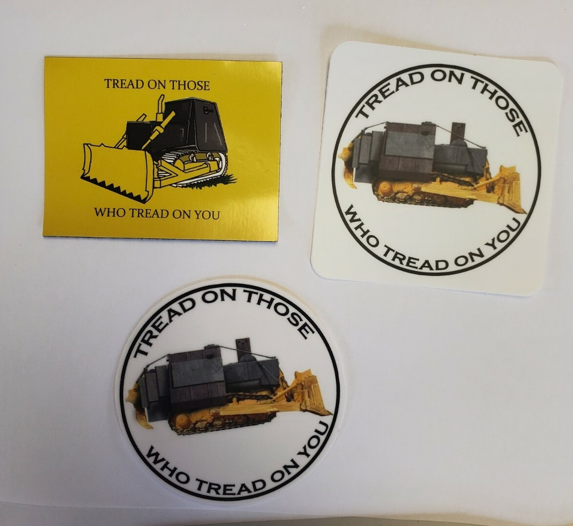 KILL DOZER KILLDOZER Stickers & MAGNET Lot of 3 RARE Gadsden flag ...