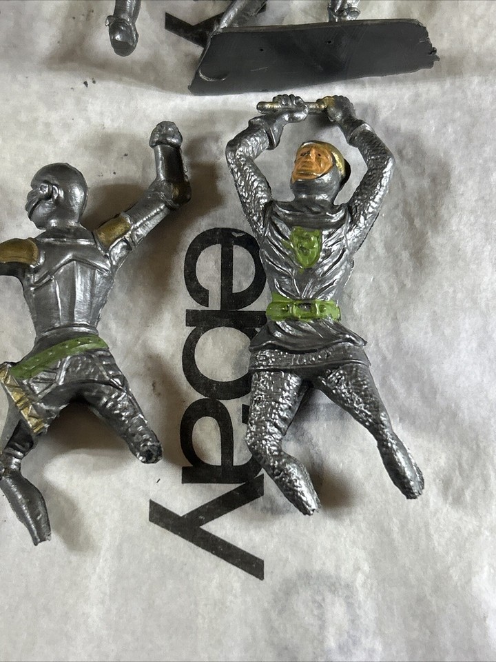 Vintage Medieval Knights Figures missing limbs RARE Lot of 4 | eBay