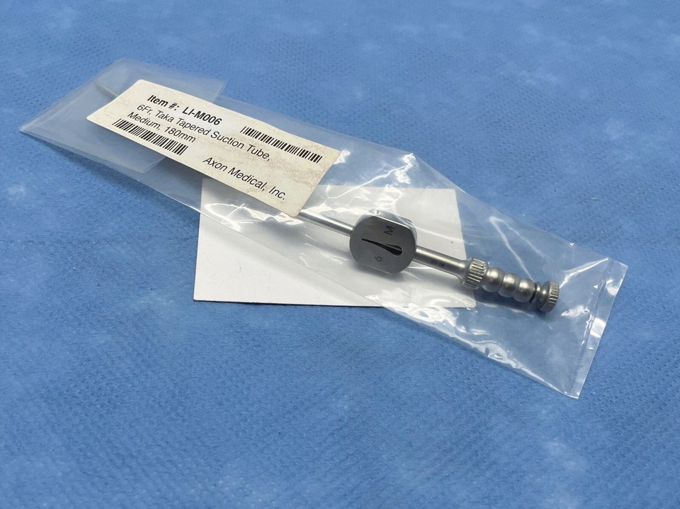 Axon Medical LI-M006 Taka Tapered Suction Tube, 6 Fr., Obturator, New ...