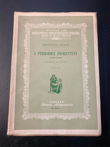 Righini B. Die Florentiner Periodika (1597-1950). Erster Band. 1955 | eBay