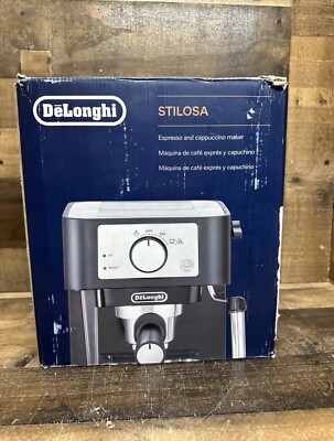 DeLonghi Stilosa Espresso Machine Black EC260BK New Open Box | eBay