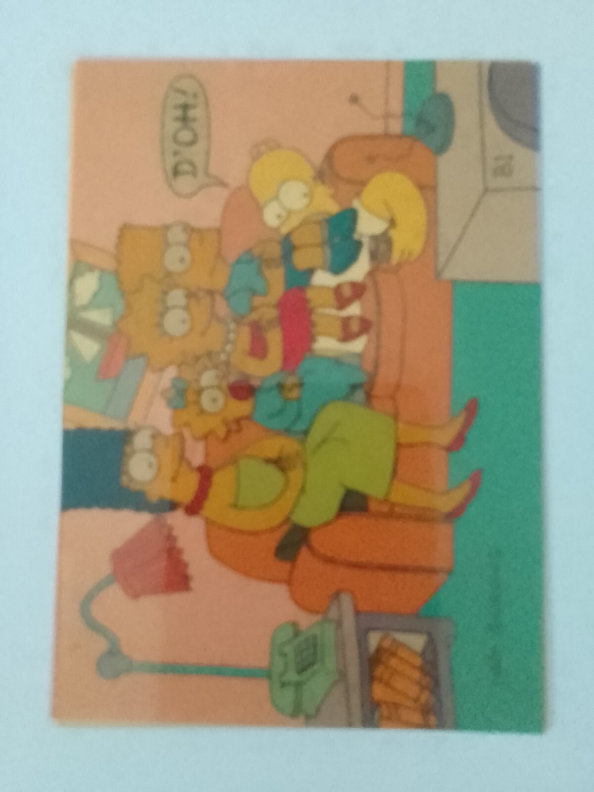 The Simpsons 1993 Skybox Series 1 Promo Animation Cel Acetate Overlay ...