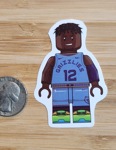 🏀JA MORANT Sticker Memphis Grizzlies Sticker Grizzlies Decal NBA ...