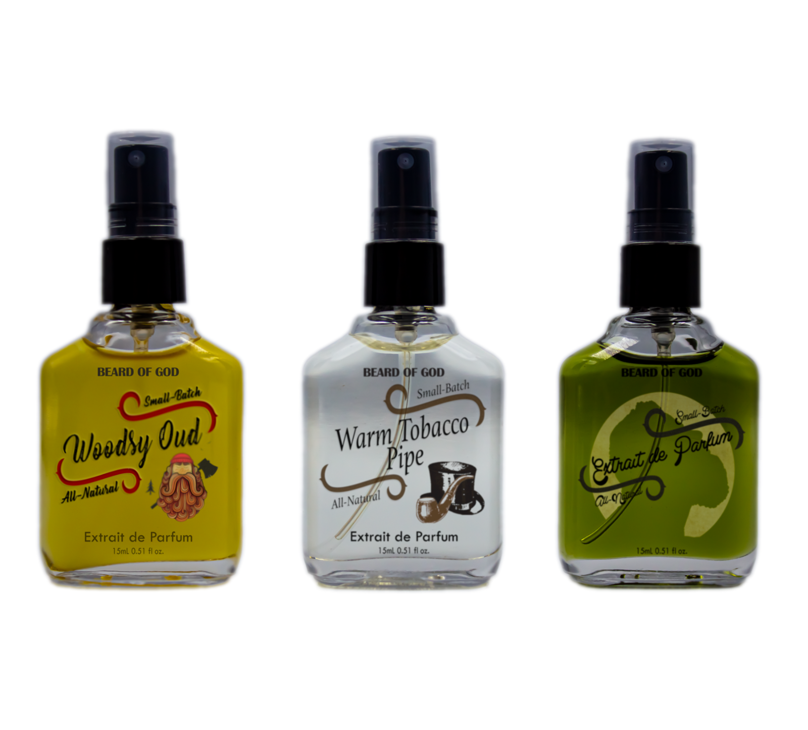 1/2oz Extrait De Parfum Cologne Spray • 100% Pure Uncut Full Strength ...