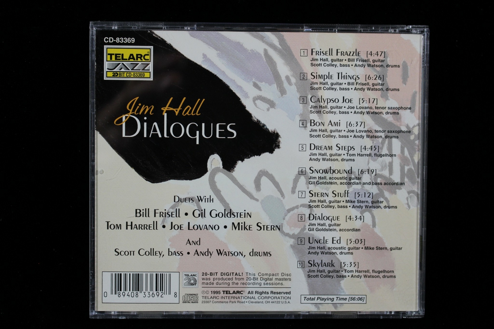 Jim Hall "Dialogues" with Bill Frisell, Gil Goldstein & Tom Harrell ...