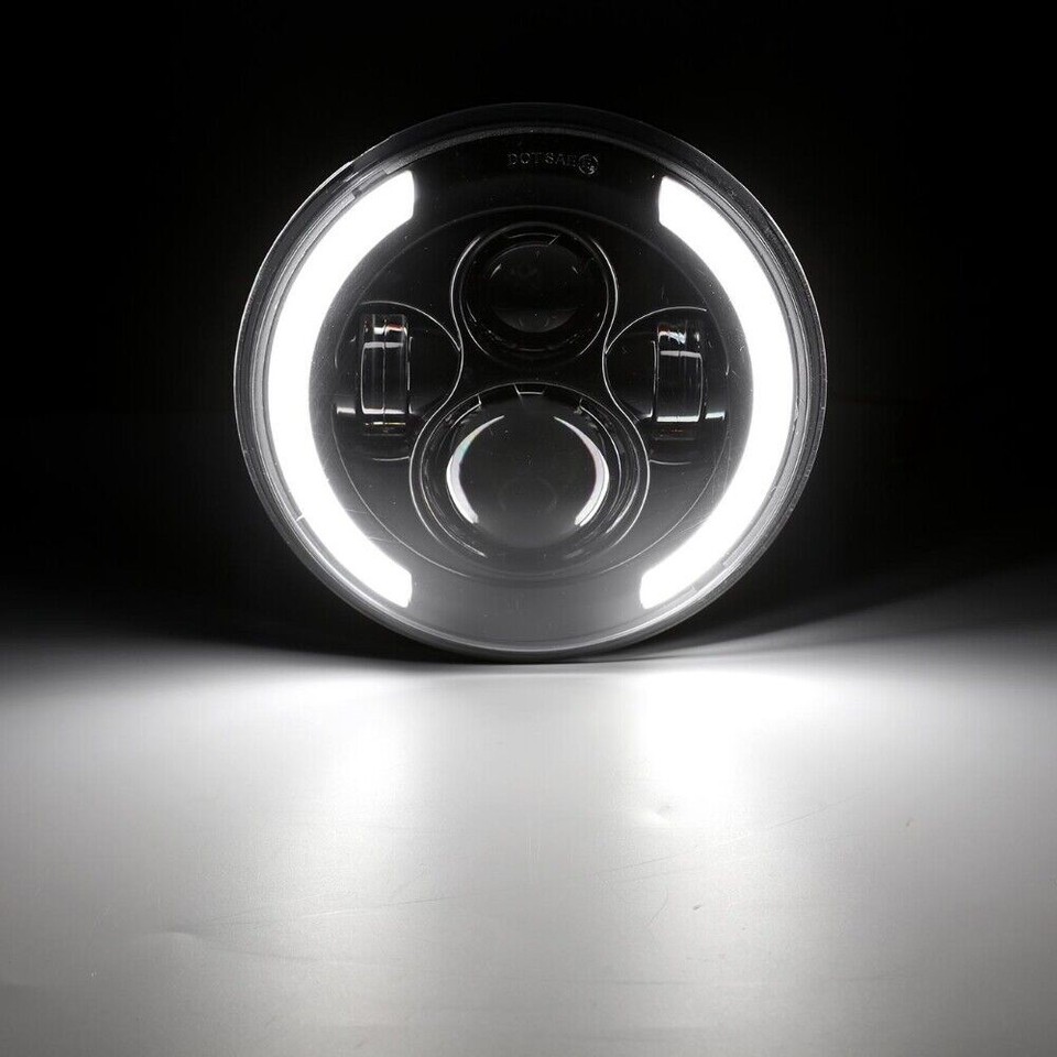 1970-1975 Plymouth Duster 340 Fit 7" Round LED Headlights Hi/Lo Beam ...