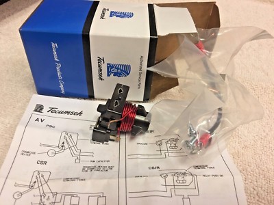 TECUMSEH, Compressor Start Relay Tecumseh Compressor AEA4448YXA, 115 ...