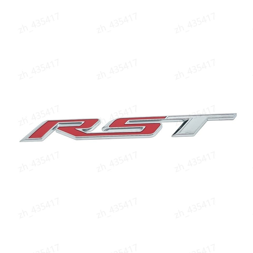 1PC Tailgate Rear RST Emblem Fit 2021-2024 Chevrolet Tahoe Suburban ...