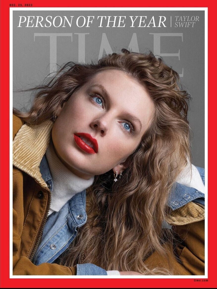 TAYLOR SWIFT Time Magazine December 2023 Person of The Year *COVER 1* - International Society of ...