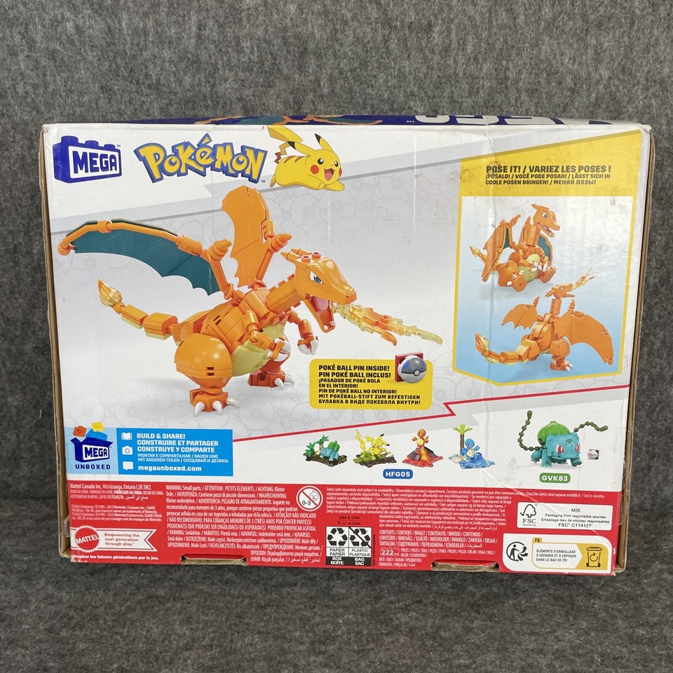 Mega Blocks Pokemon Charizard Pose BRAND NEW 887961950779| eBay