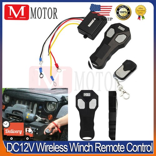 DC12V Wireless Winch Remote Control Kit For Car Jeep ATV Warn Ramsey ...