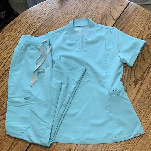 Figs Seaglass Scrub Set Inala Yola 2 XS | eBay