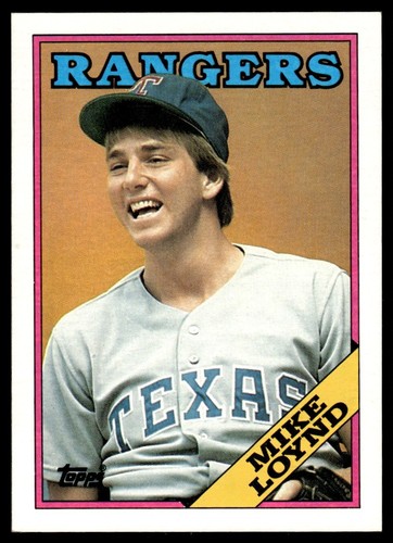 1988 Topps #319 Mike Loynd - Texas Rangers | eBay