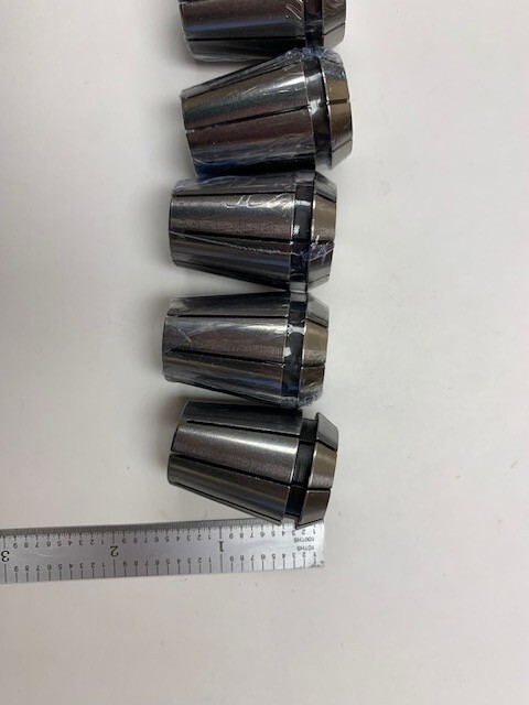 ER25 RIGID TAP COLLET DOMINATOR 5 PIECE SET #10, 1/4, 5/16, 3/8, 1/2 ...